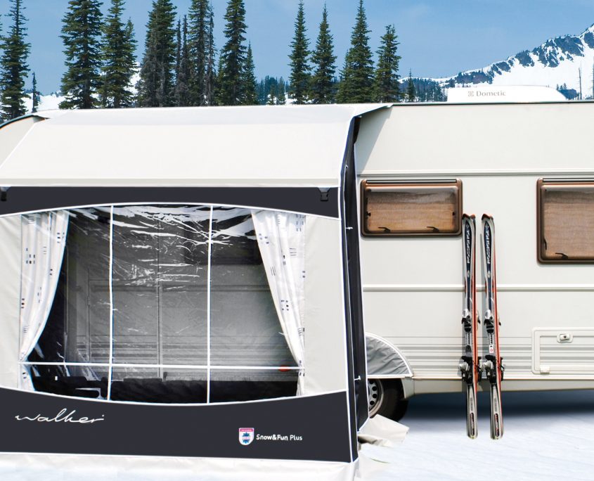 Walker PVC wintertent (deeltent) Snow & Fun voor vakantie in de sneeuw